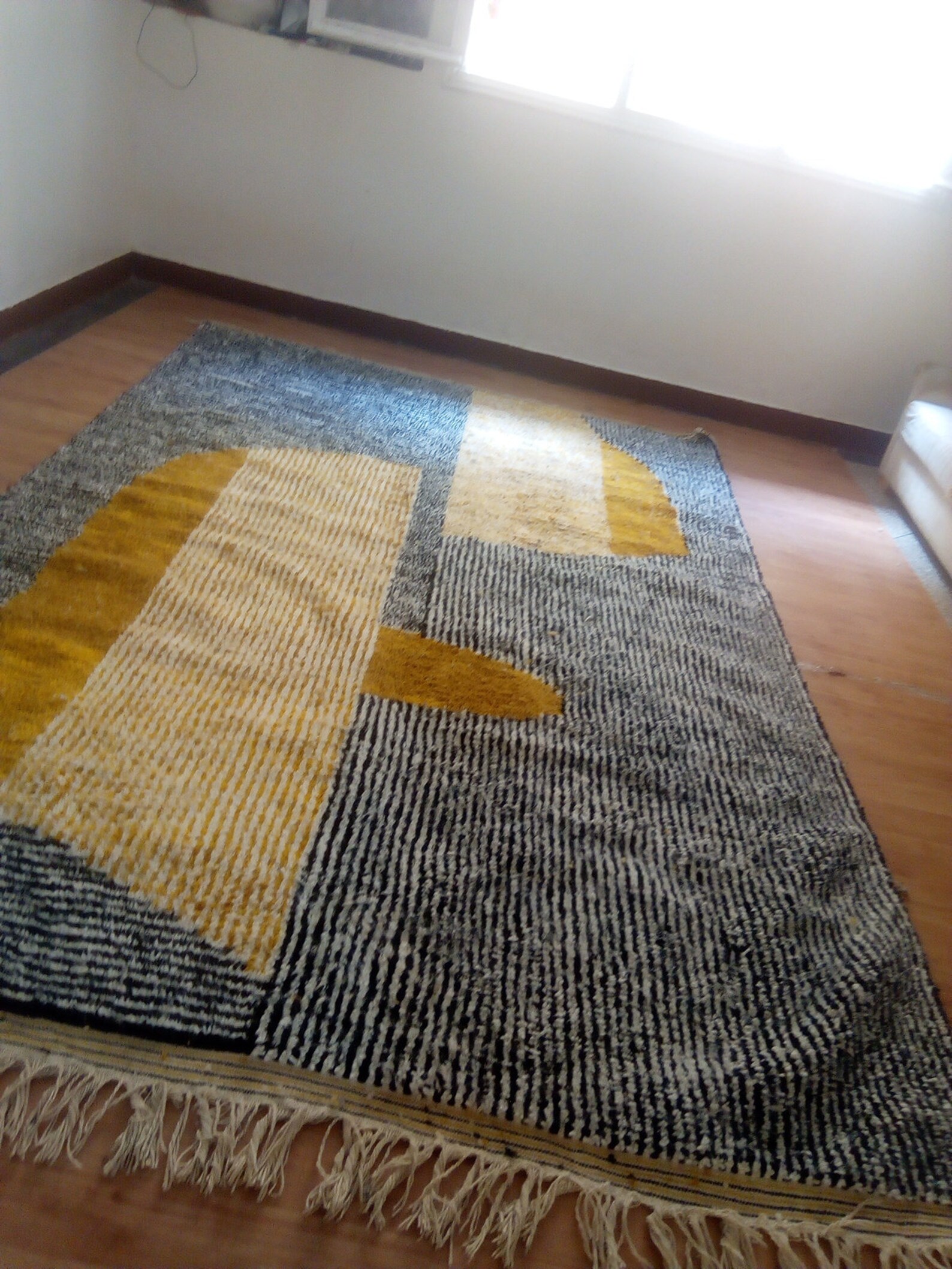 Moroccan Handmade Rug ,beni Ourain Style Morocco Wool Berber Rug ...