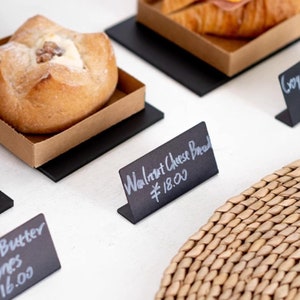 Rewritable Metal Chalkboard Price Tags, Product Table Signs, Easy Clean ...