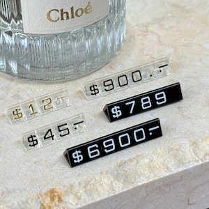 Price Tag, Mini Price Sign, Small Price Tag, Price Tag for Jewelry ...