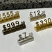 Metal Number Display for Jewelry Counters – Boutique Price Sign Set - Etsy