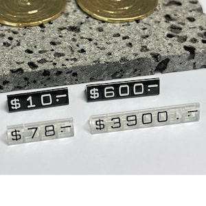 Price Tag, Mini Price Sign, Small Price Tag, Price Tag for Jewelry ...