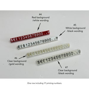 Price Tag, Price Sign, Mini Price Tag, Price Tag for Jewelry Display ...