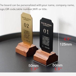 Personalized Branding Sign, Business Name Stand, Logo Stand ...