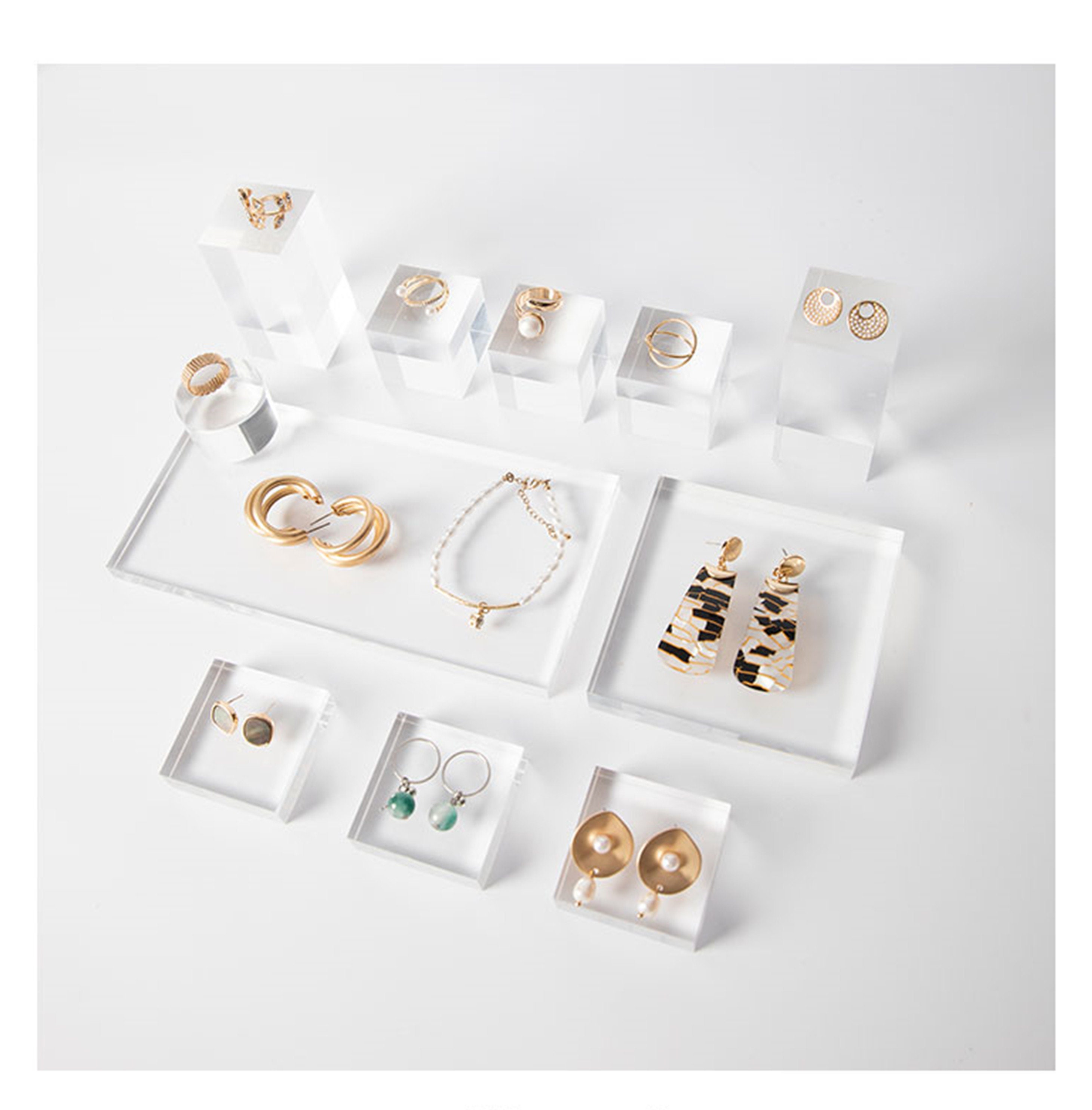 Clear Acrylic Jewelry Display Set: Organizer Stands - Etsy