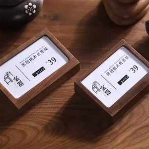 Price Tag, Brand Sign, Wood Acrylic Brand Sign, Price Tag for Jewelry ...