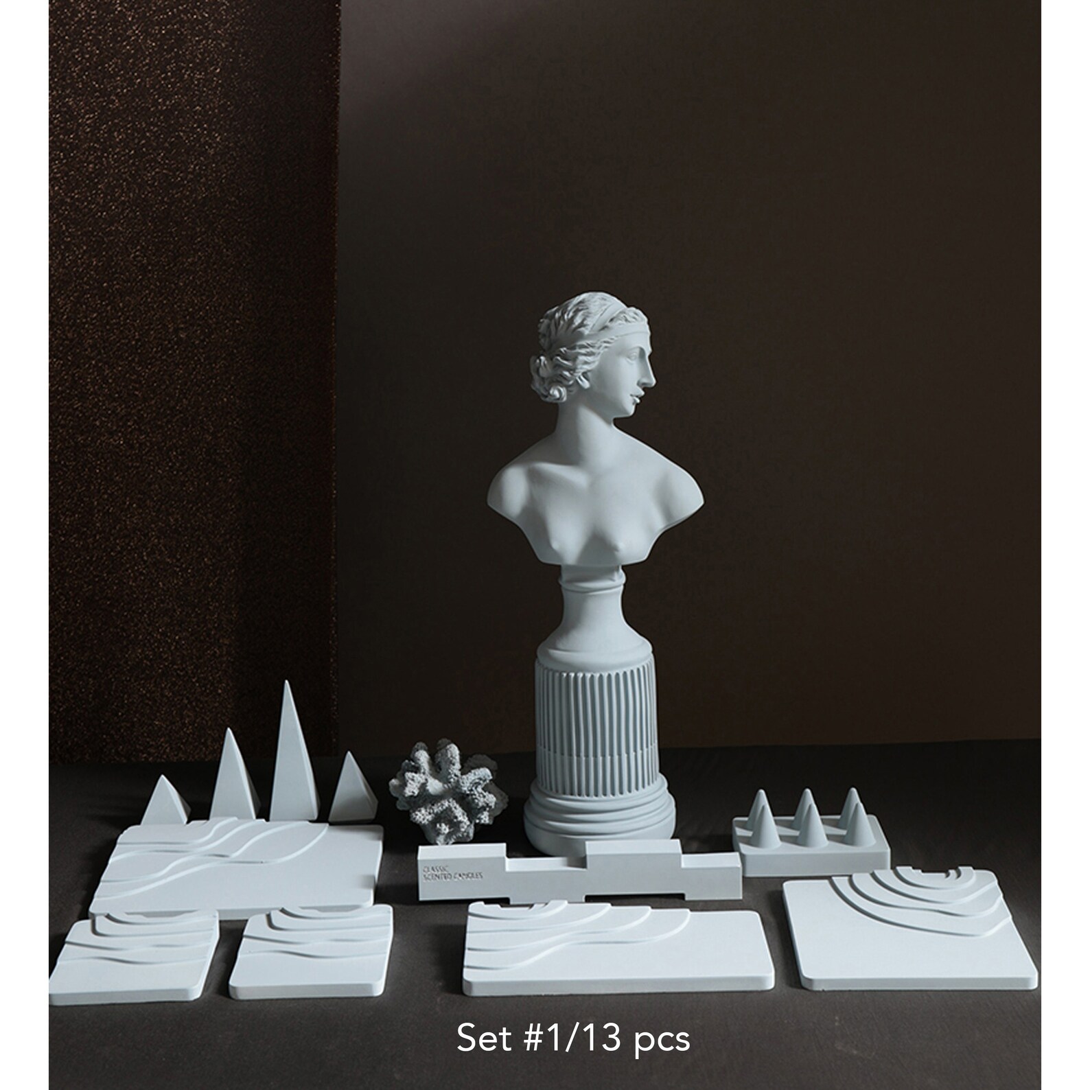 Jewelry Organizer Grey Plaster for Jewelry Display Jewelry - Etsy