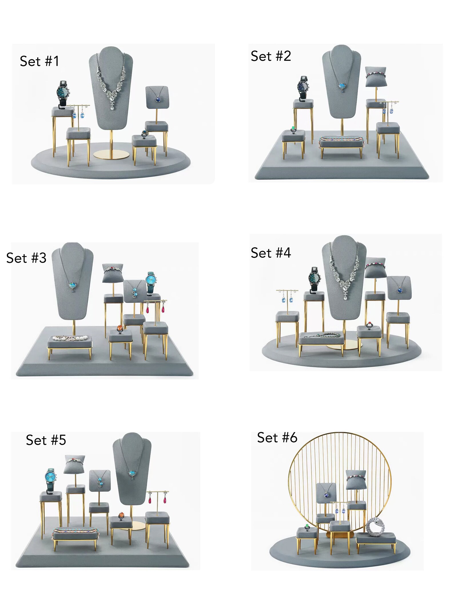 Metal Jewelry Display Jewelry Display Set Jewelry Organizer - Etsy