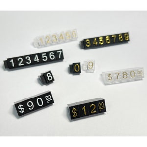 Price Tag, Price Sign, Small Price Tag, Price Tag for Jewelry Display ...