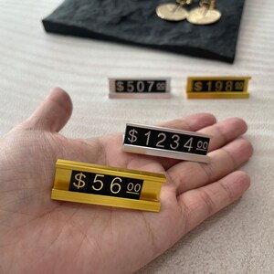 Price Tag, Price Sign, Small Price Tag, Price Tag for Jewelry Display ...
