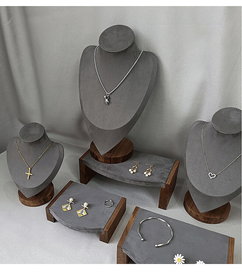 Retro Jewelry Display Velvet Jewelry Display Earring Holder - Etsy