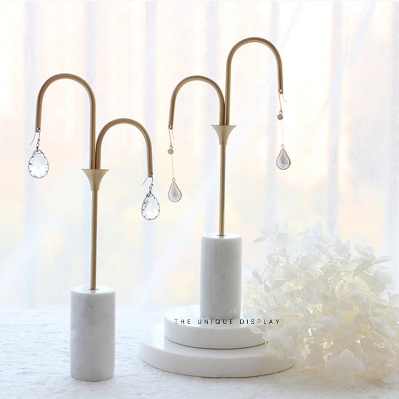 Jewelry Display Marble Jewelry Display Jewelry Organizer - Etsy