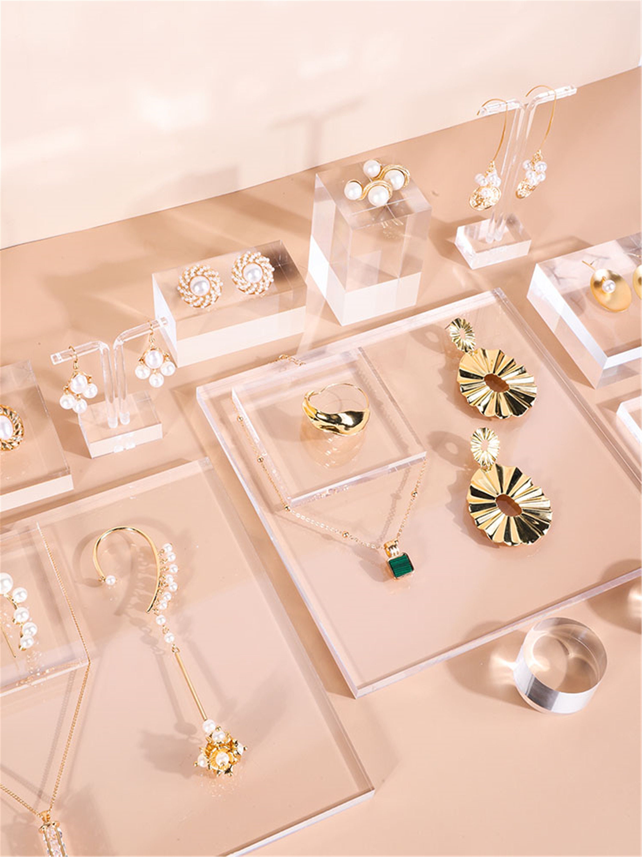 Jewelry Display Set Acrylic Jewelry Stand Jewelry Organizer | Etsy