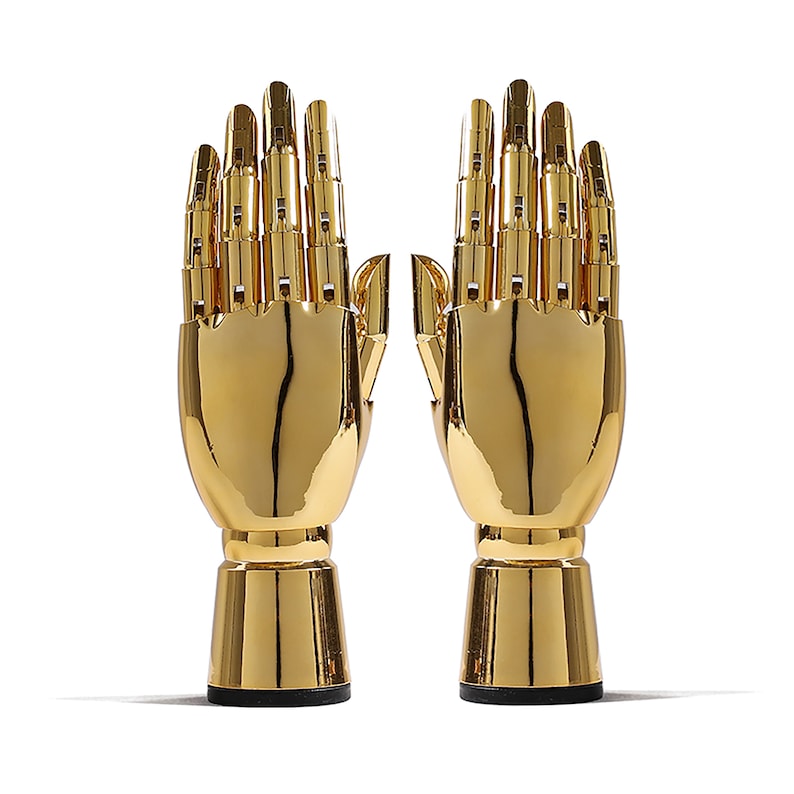 Adjustable Golden/silver Hand Display Flexible Movable Hand - Etsy