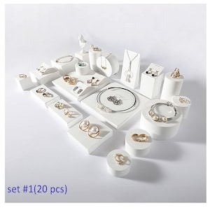 White Plaster for Jewelry Display, Jewelry Display Set, Plasterjewelry ...