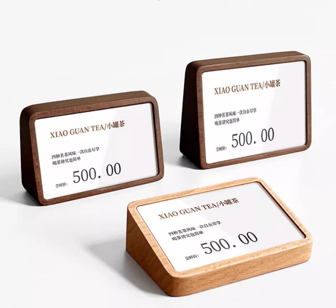 Business Name Sign, Price Tag, Branding Sign, Wooden Price Tag, Number ...