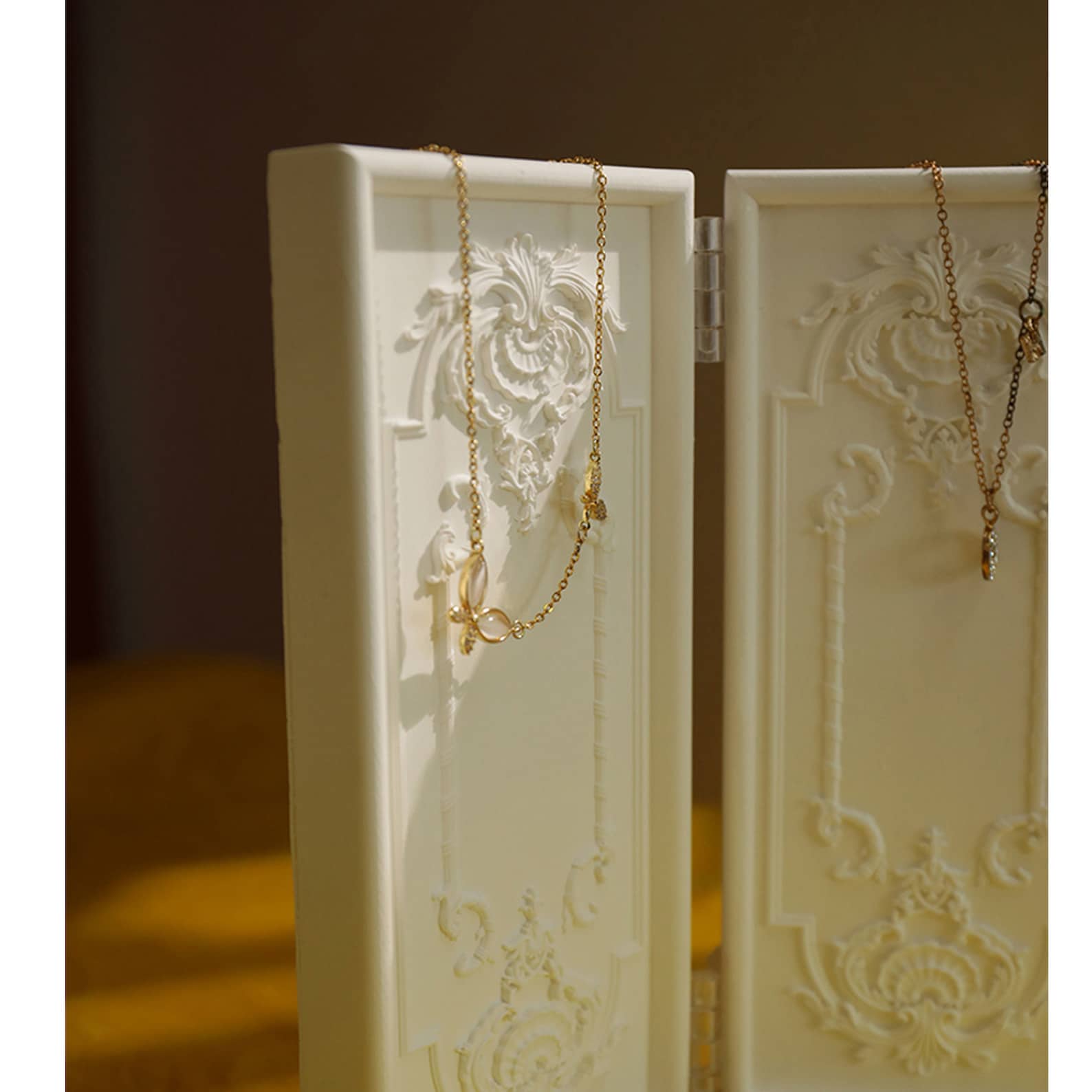 White Jewelry Display Set Wedding Jewelry Display Jewelry - Etsy