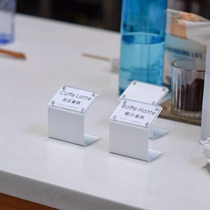 Branding Stand, Price Tag, Brand Sign, Clear Acrylic Brand Sign, Price ...