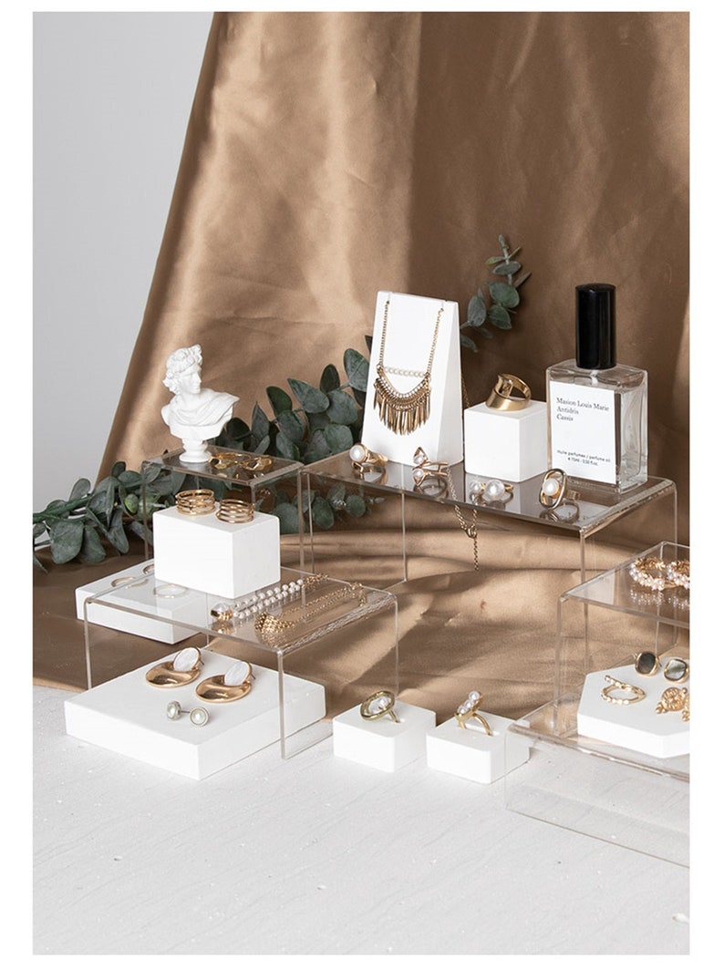 Clear Acrylic Jewelry Display Set Acrylic Jewelry Stand | Etsy