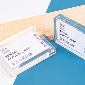 Branding Sign, Clear Acrylic Branding Tag, Business Name Sign, Price ...