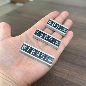 Price Tag, Price Sign, Small Price Tag, Price Tag for Jewelry Display ...