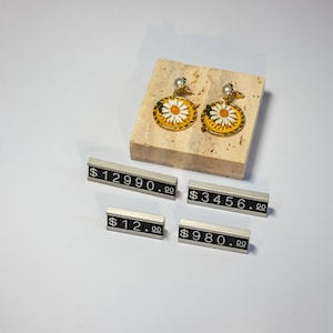 Price Tag, Price Sign, Small Price Tag, Price Tag for Jewelry Display ...