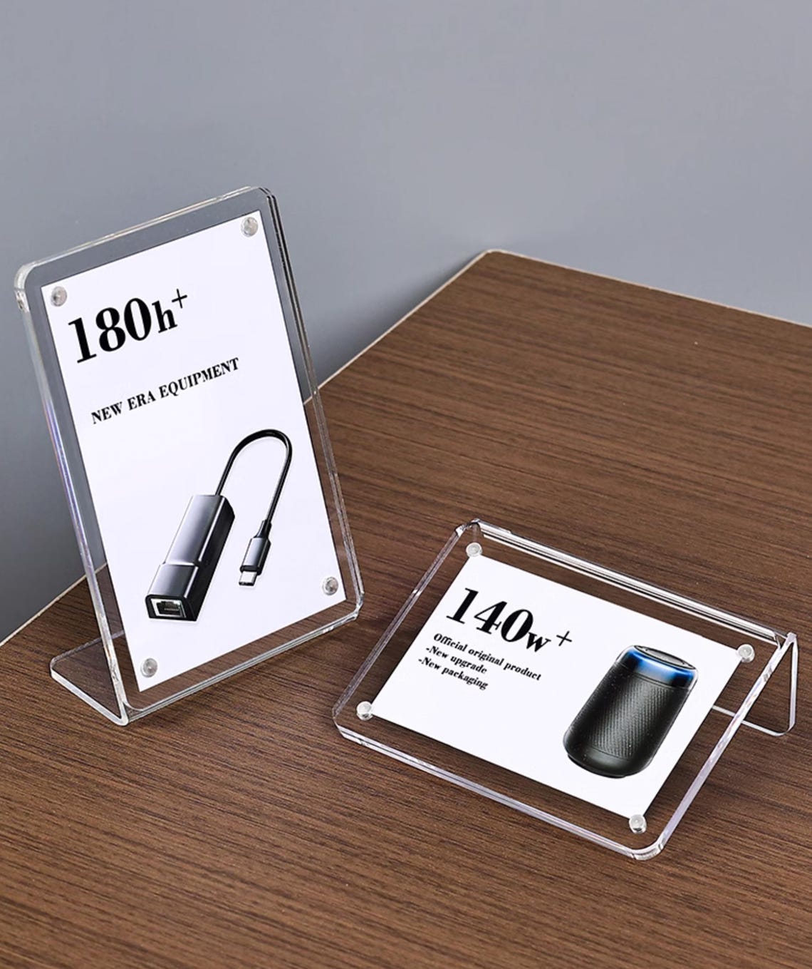 Clear Acrylic Branding Sign: Magnetic Price Tag Display - Etsy