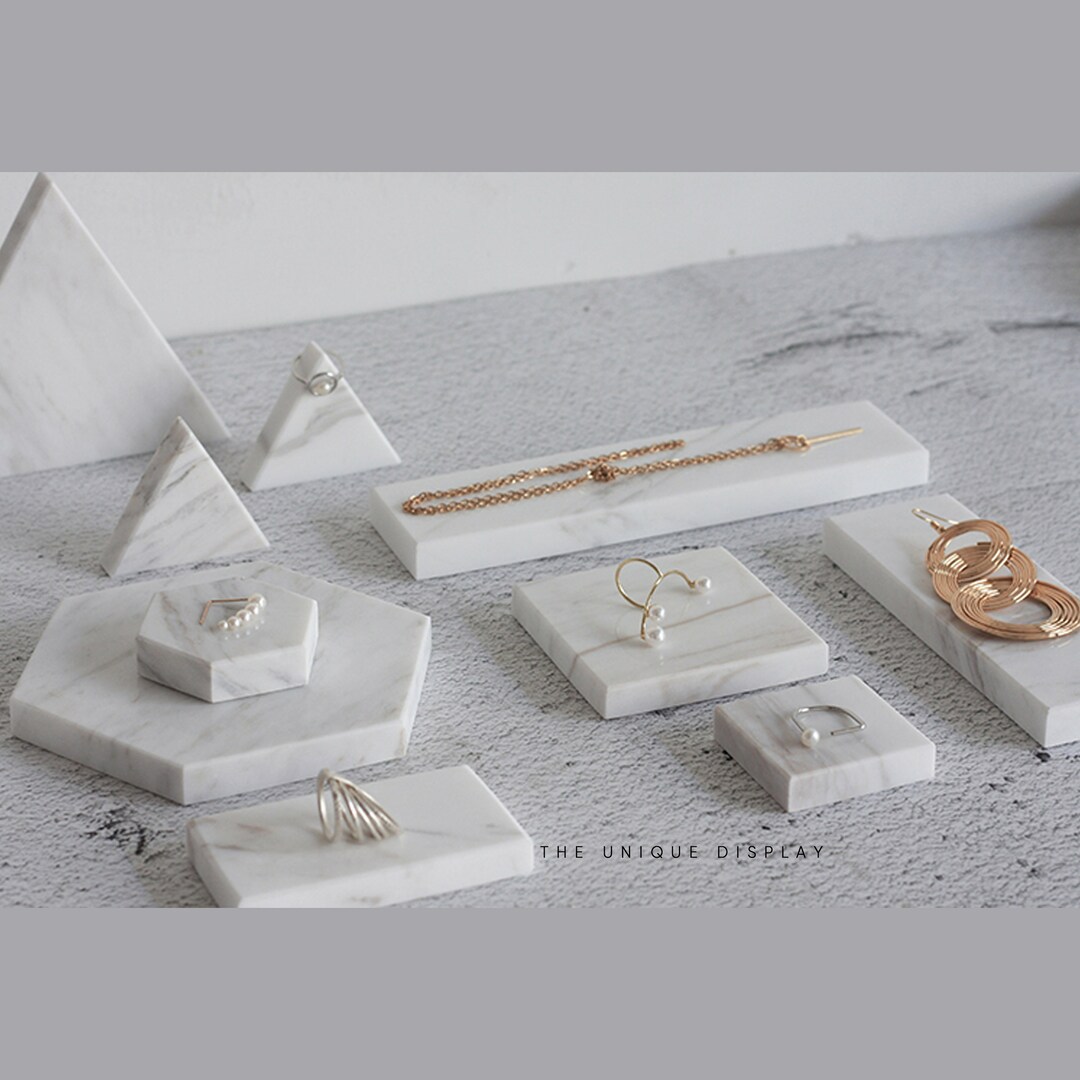 Marble Jewelry Display, Jewelry Display, Retail Display, Craft Fair ...