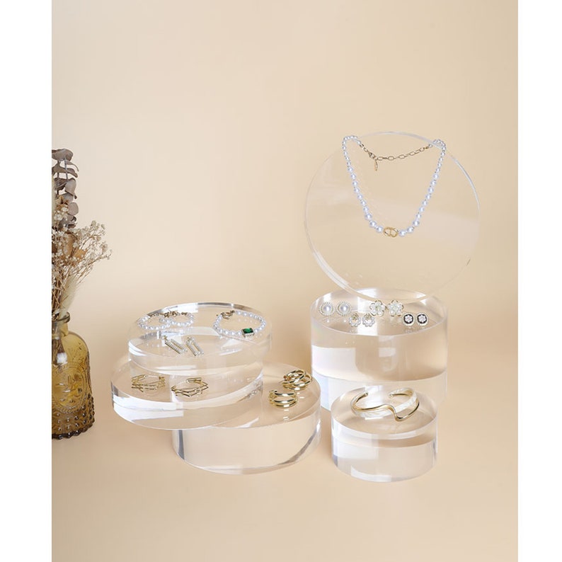 Clear Acrylic Jewelry Display Set Acrylic Jewelry Stand | Etsy