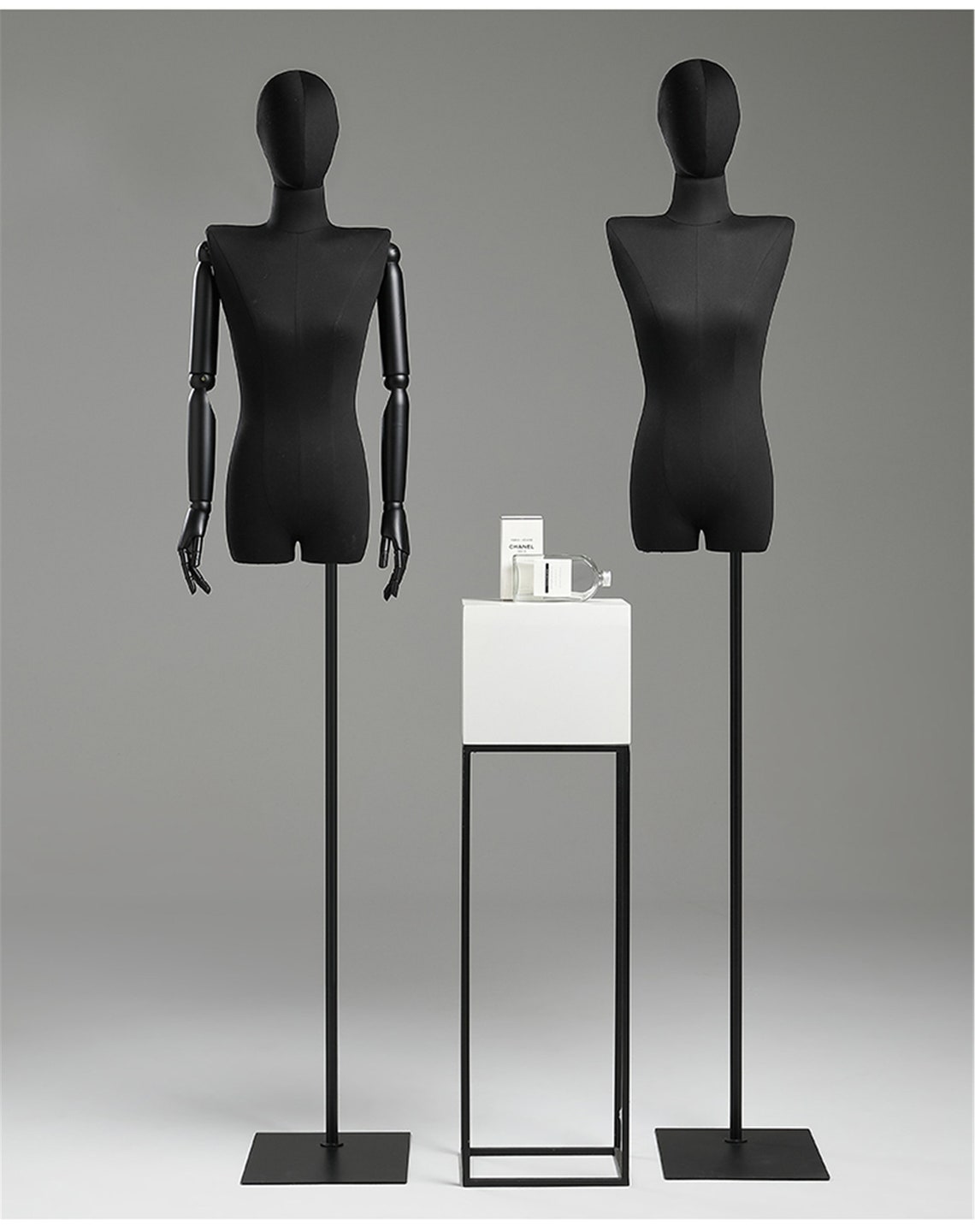 Adjustable Height Female Mannequin Half Body Mannequin With - Etsy