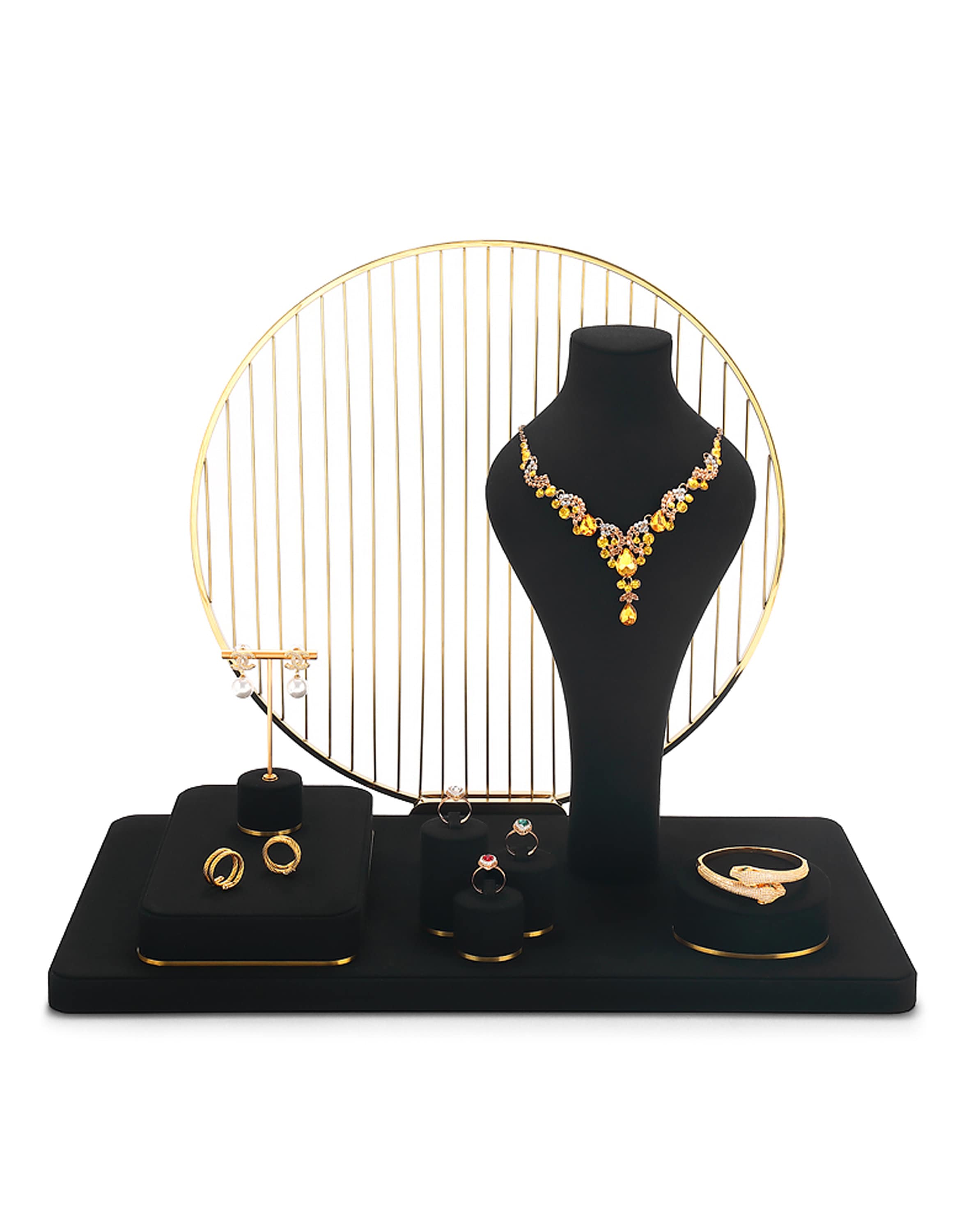 Retro Jewelry Display Black Velvet Jewelry Display Earring - Etsy