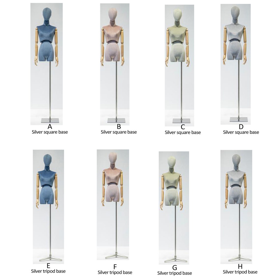 Adjustable Height Female Mannequin Half Body Mannequin with | Etsy