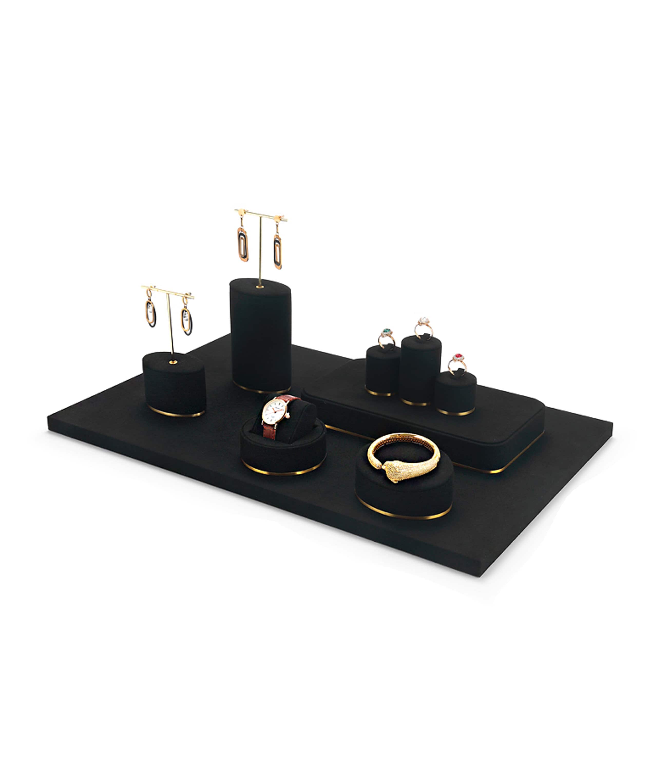 Retro Jewelry Display Black Velvet Jewelry Display Earring - Etsy