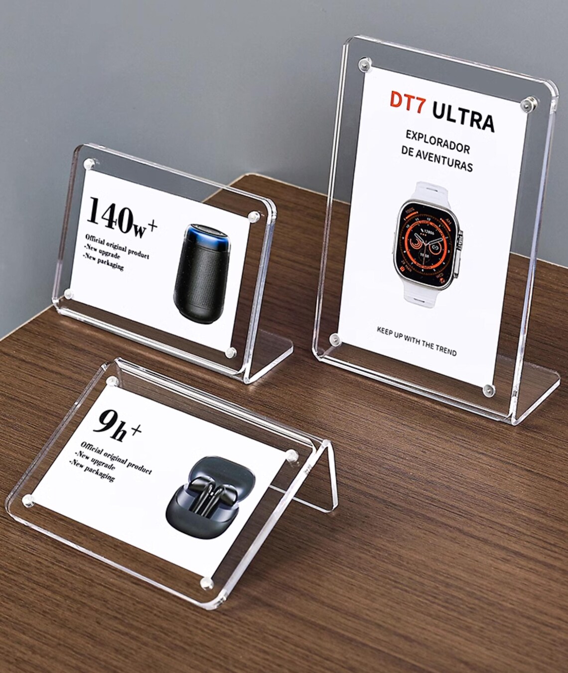 Clear Acrylic Branding Sign: Magnetic Price Tag Display - Etsy