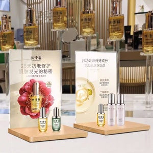 Branding Stand, Price Tag, Brand Sign, Clear Acrylic Brand Sign ...