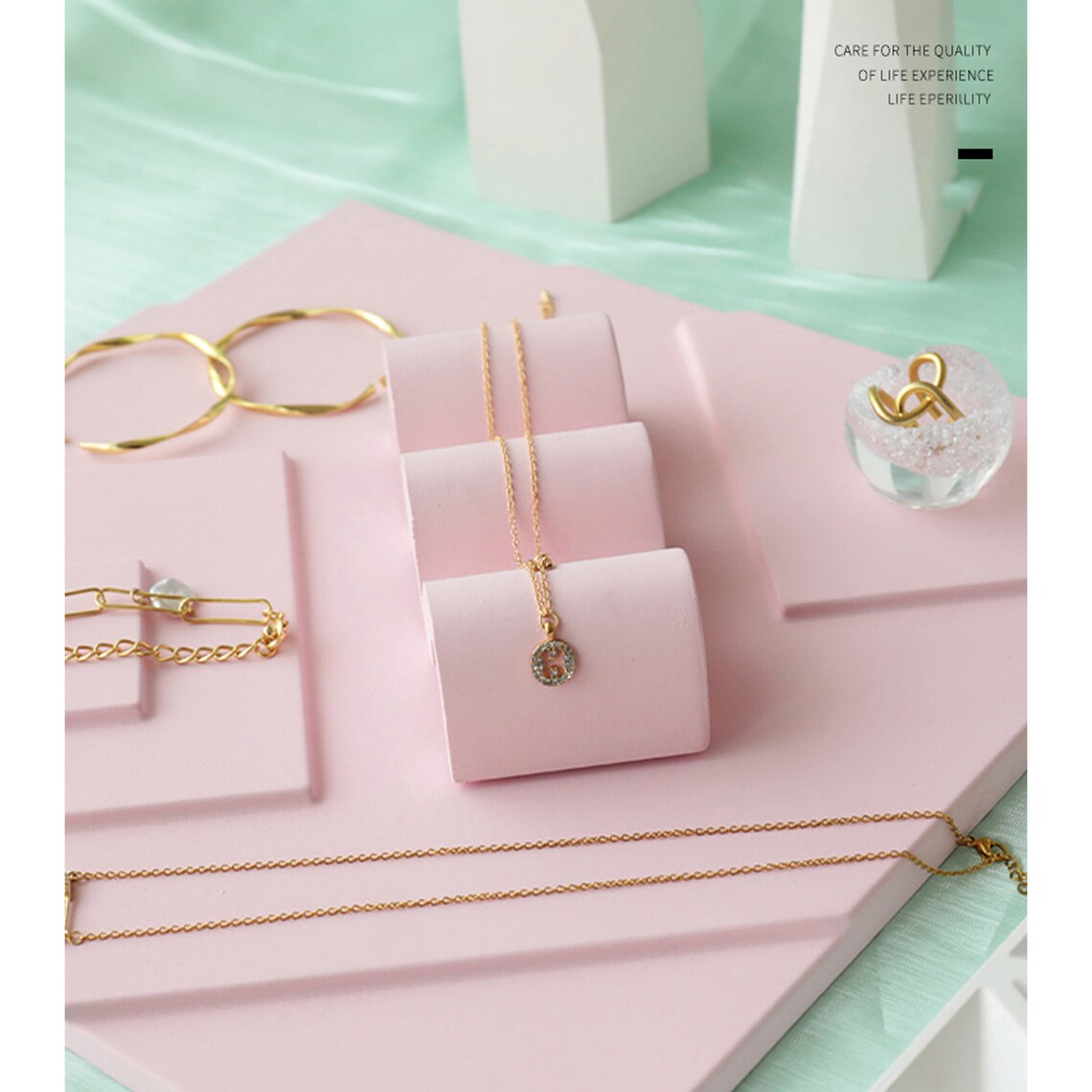 Jewelry Organizer Pink Plaster for Jewelry Display Jewelry - Etsy