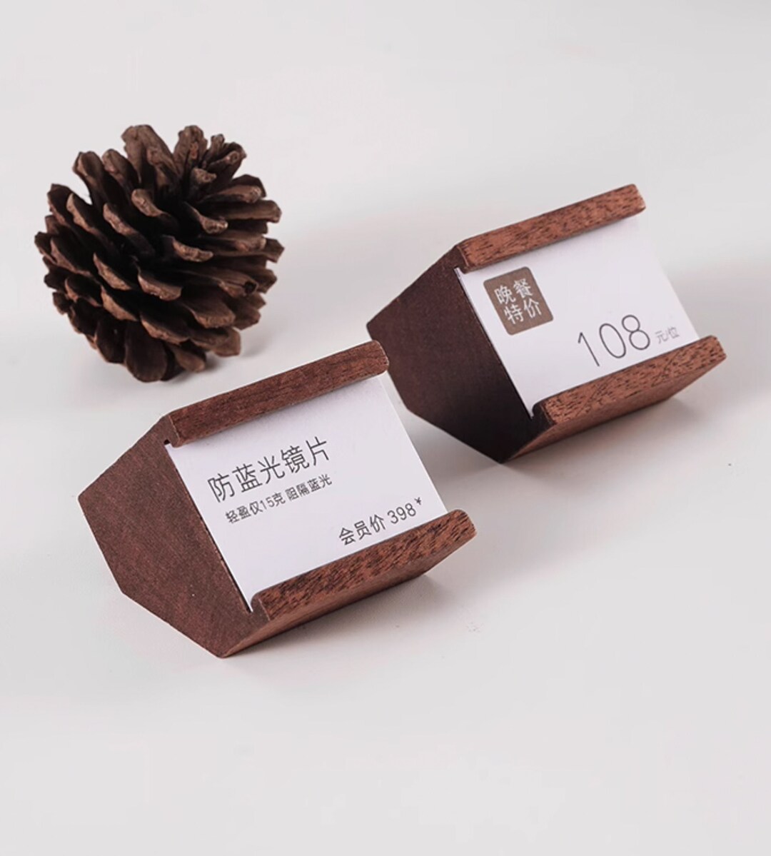 Product Info Sign, Price Tag, Branding Sign, Wood Acrylic Price Tag ...