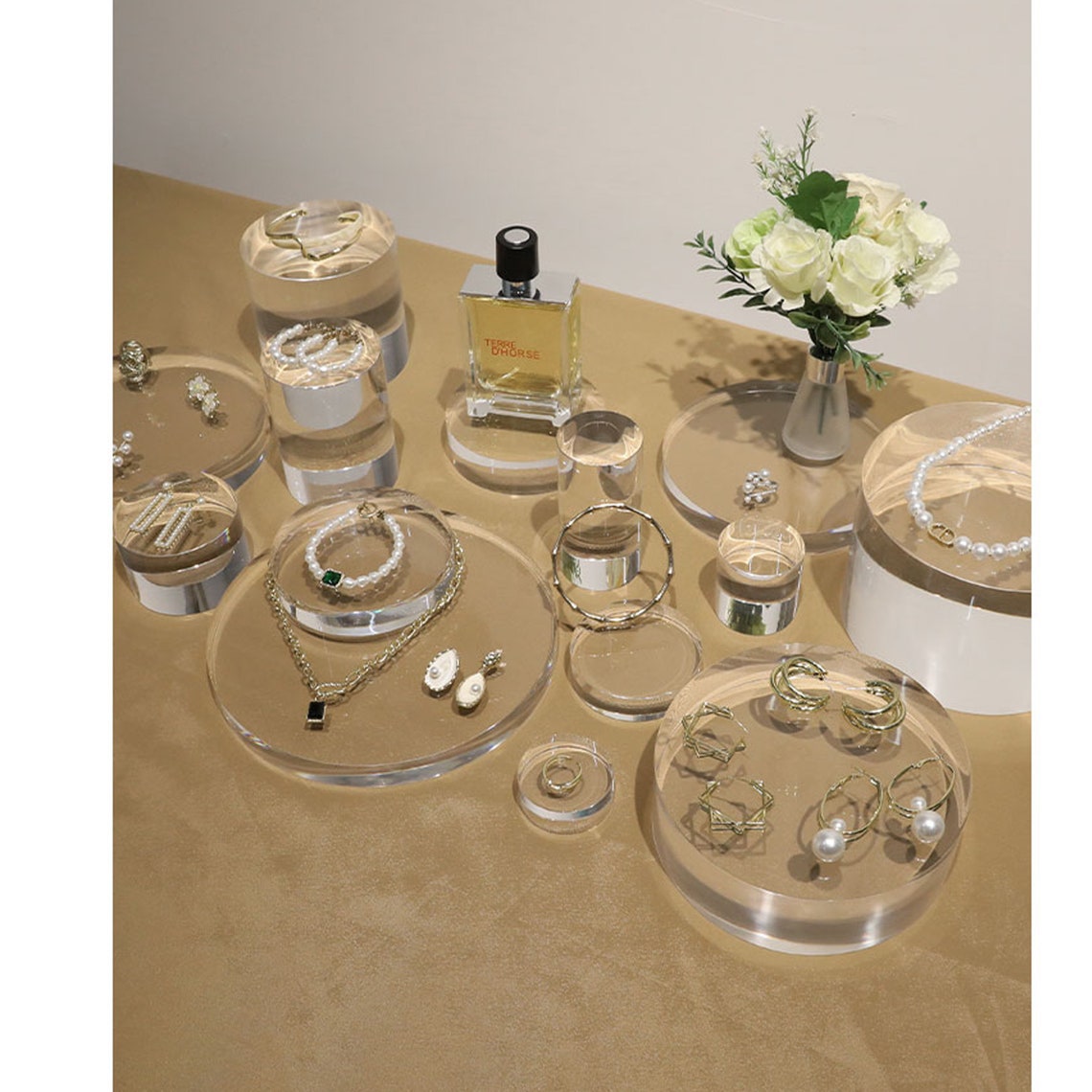 Clear Acrylic Jewelry Display Set Acrylic Jewelry Stand | Etsy