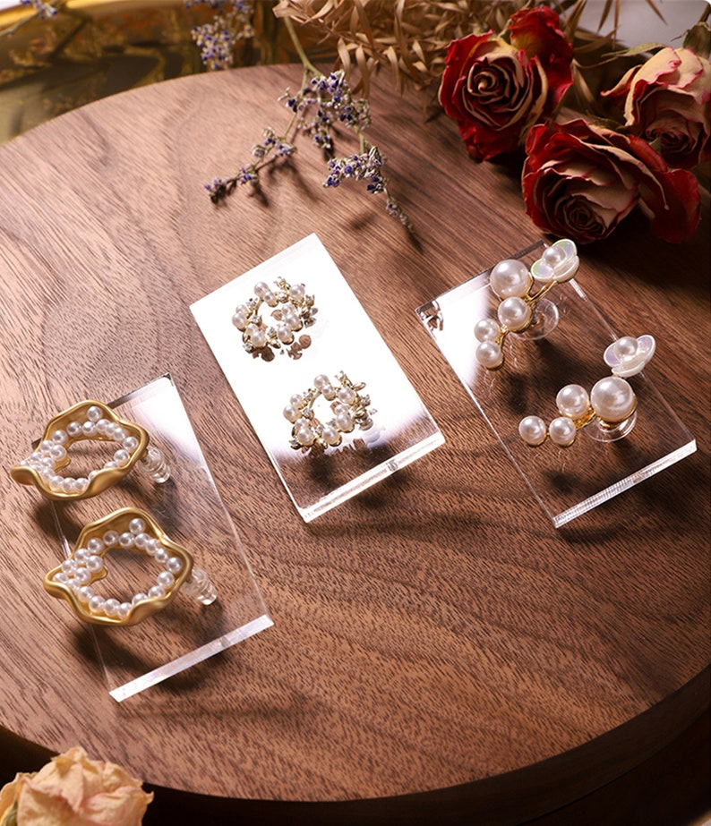 Acrylic Earring Stand Earring Display Holder Jewelry - Etsy
