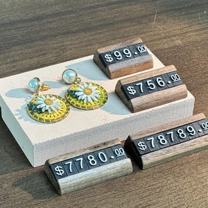 Price Tag, Price Sign, Small Price Tag, Price Tag for Jewelry Display ...