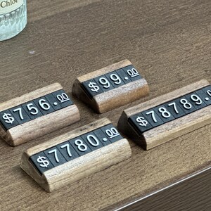 Price Tag, Price Sign, Small Price Tag, Price Tag for Jewelry Display ...