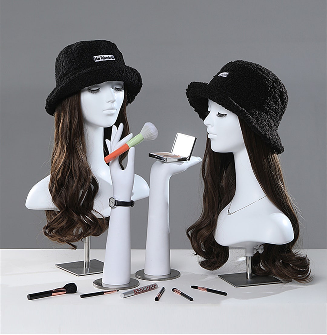Plastic Mannequin Head Stand: Jewelry Display Set - Etsy