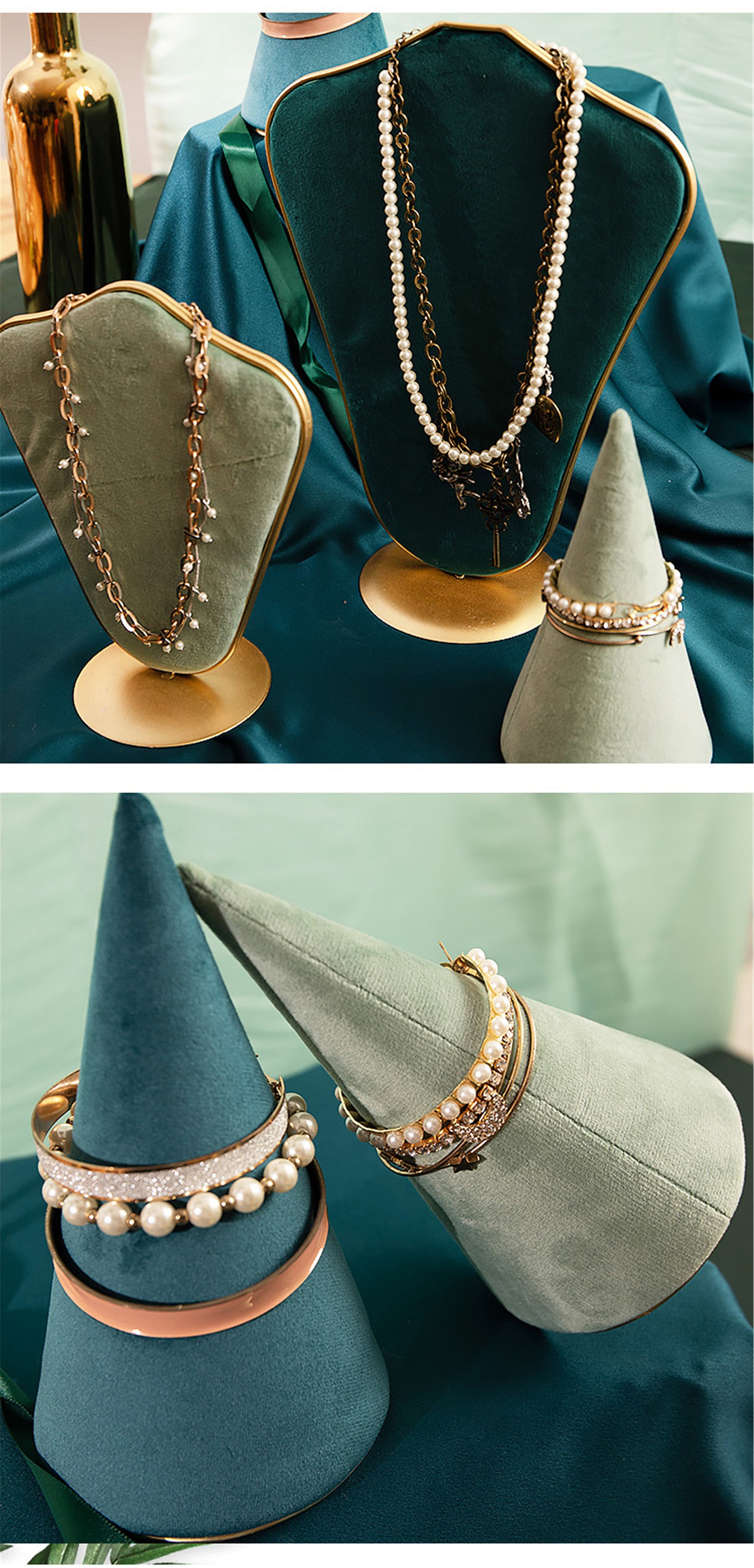 Retro Jewelry Display velvet Jewelry Display Ring Holder | Etsy