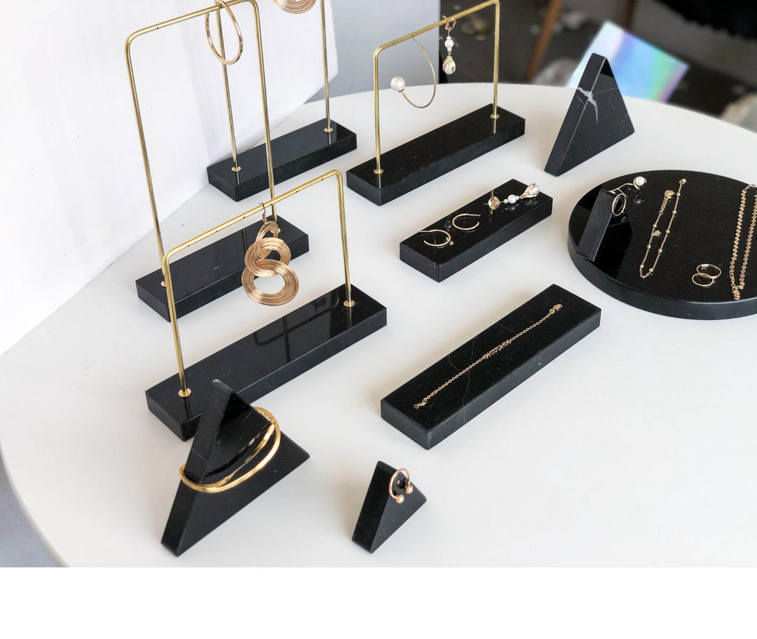 Marble Jewelry Display, Jewelry/cosmetics Photography Props ...
