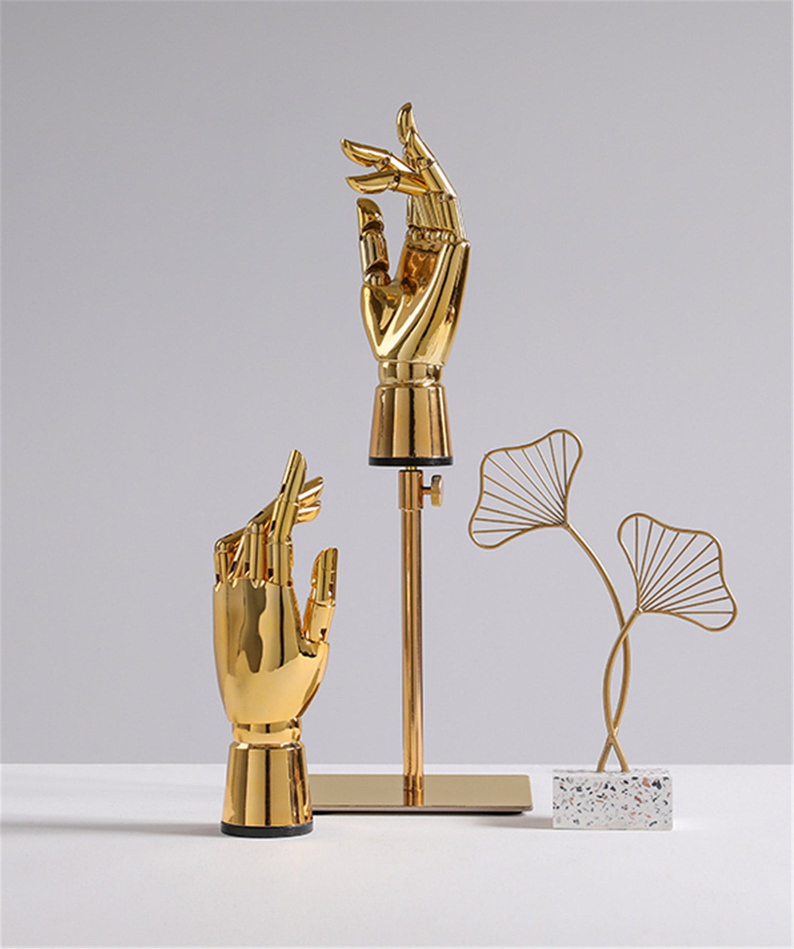 Adjustable Golden/silver Hand Display Flexible Movable Hand - Etsy