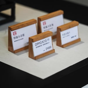 Price Tag, Brand Sign, Wood Acrylic Brand Sign, Price Tag for Jewelry ...
