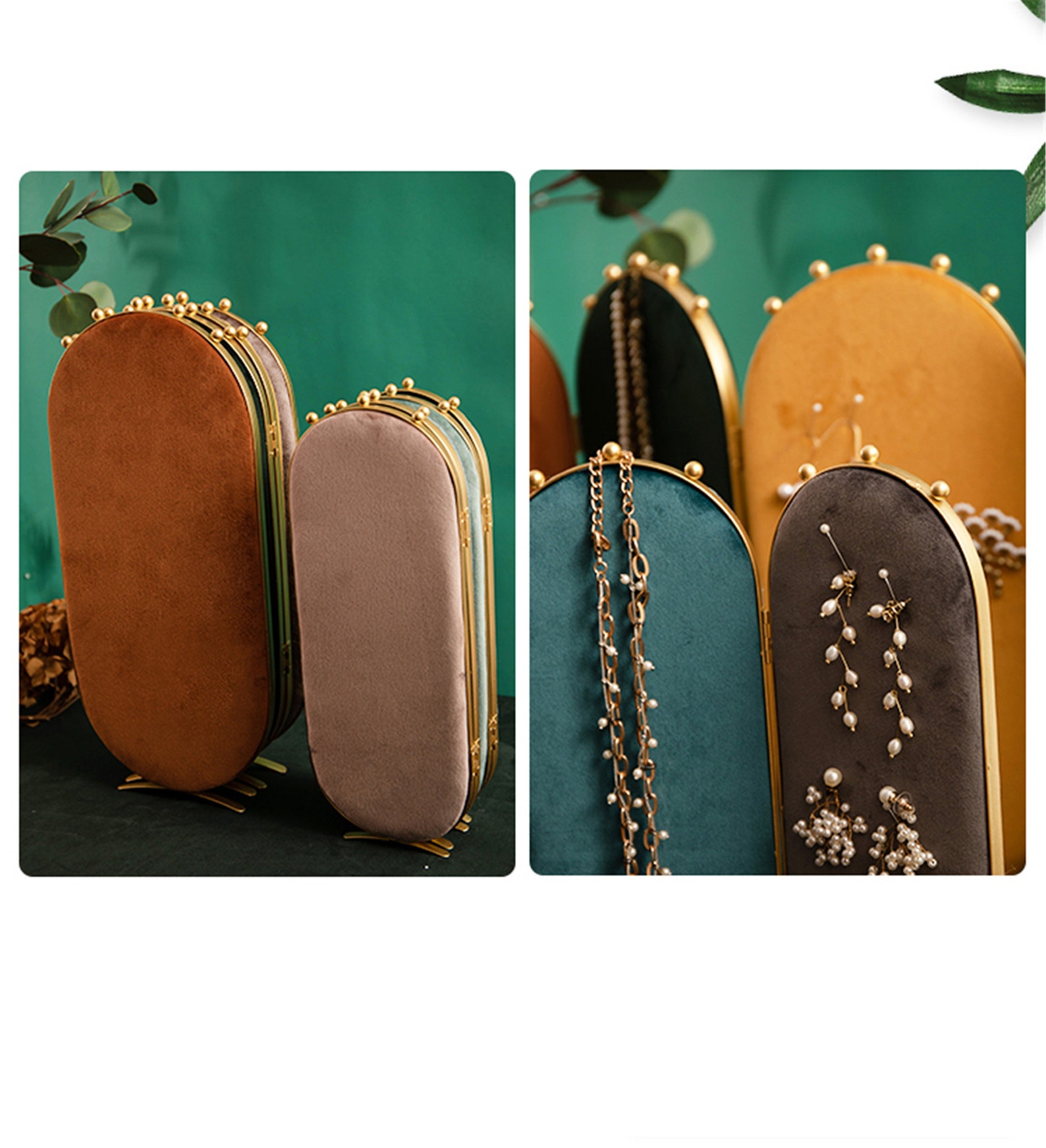 Retro Jewelry Display Velvet Jewelry display Necklace | Etsy