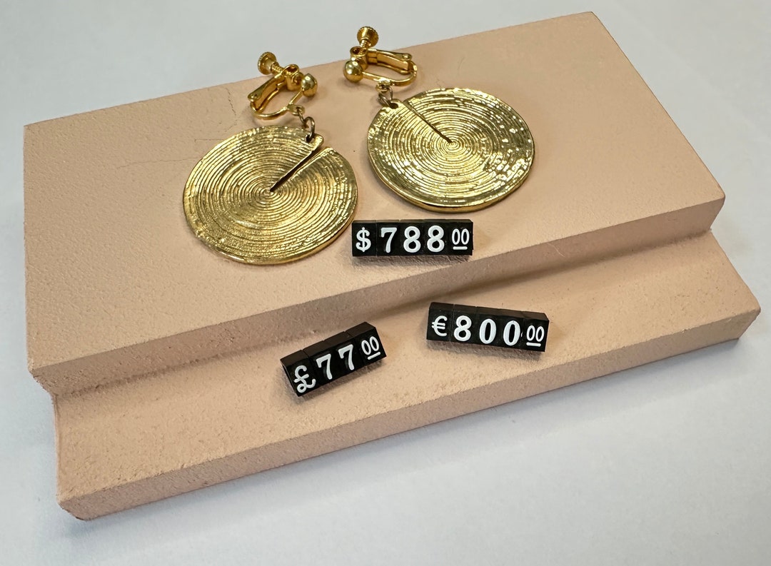 Price Tag, Price Sign, Small Price Tag, Price Tag for Jewelry Display ...