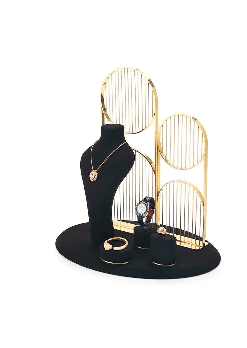 Retro Jewelry Display Black Velvet Jewelry Display Earring - Etsy