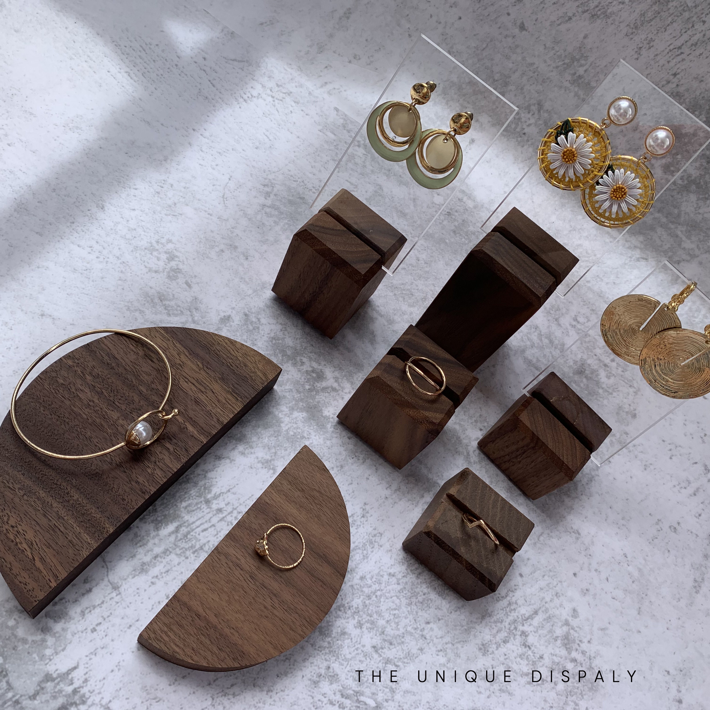 Wood Earring Holder Stud Stand Earring Display Wooden - Etsy