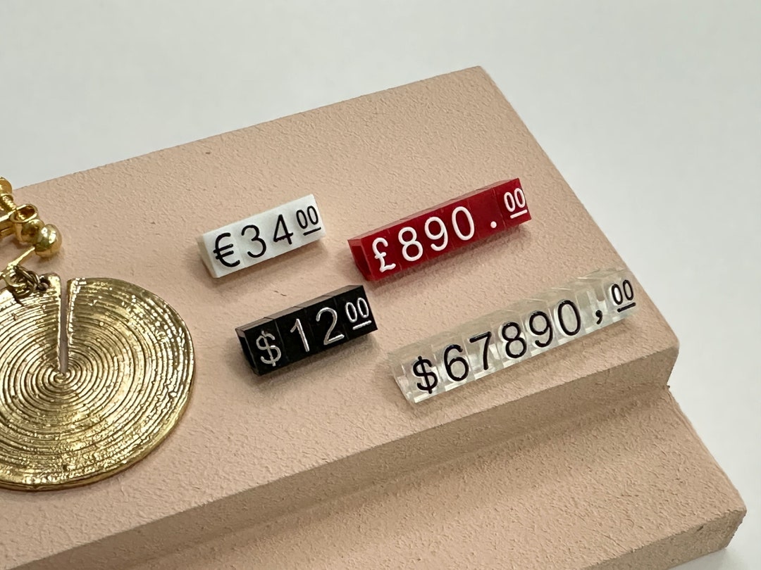 Price Tag, Price Sign, Mini Price Tag, Price Tag for Jewelry Display ...